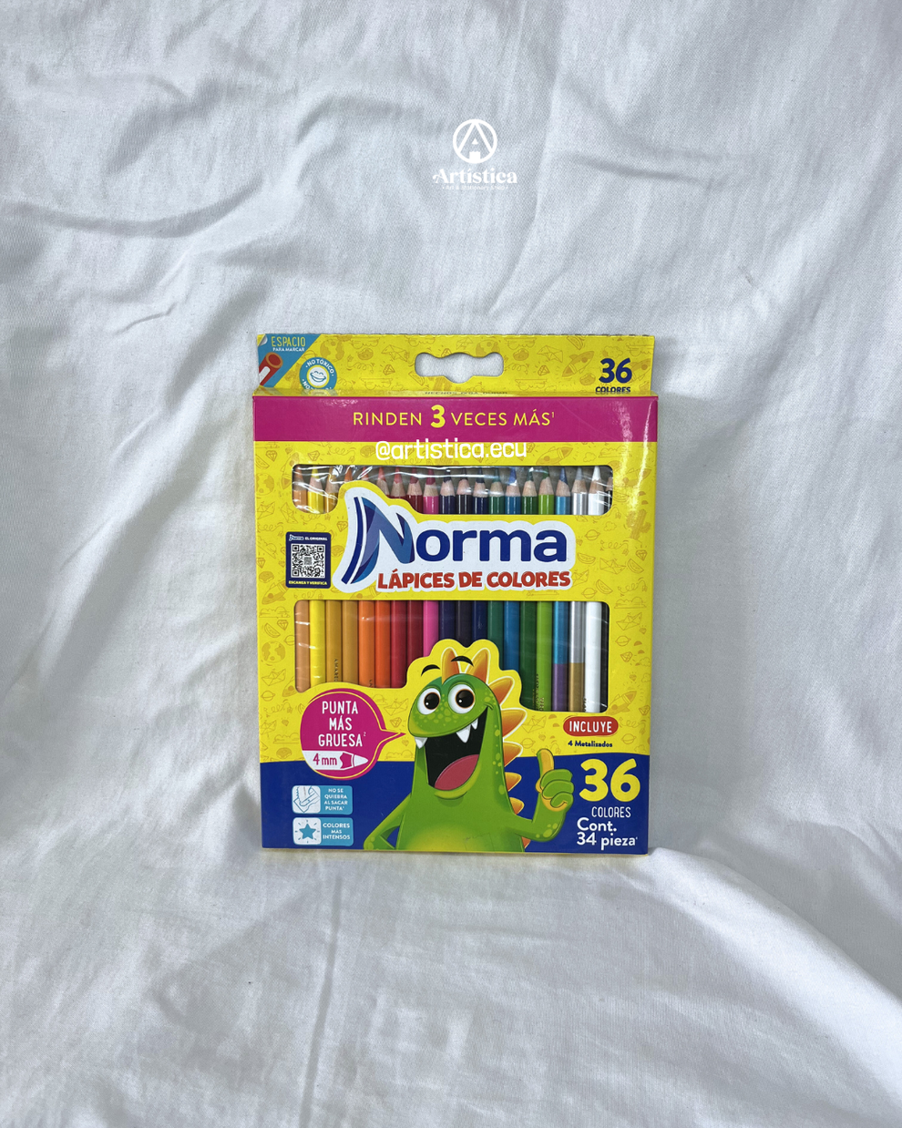 36 Colores Norma – Artística Stationery