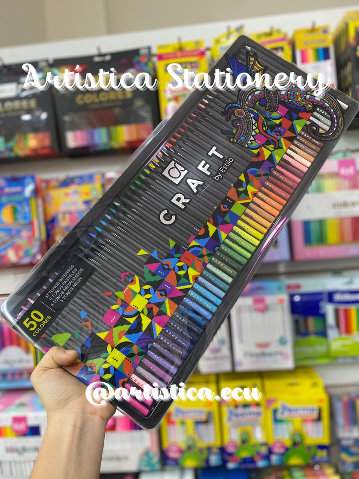 50 Colores Craft – Artística Stationery